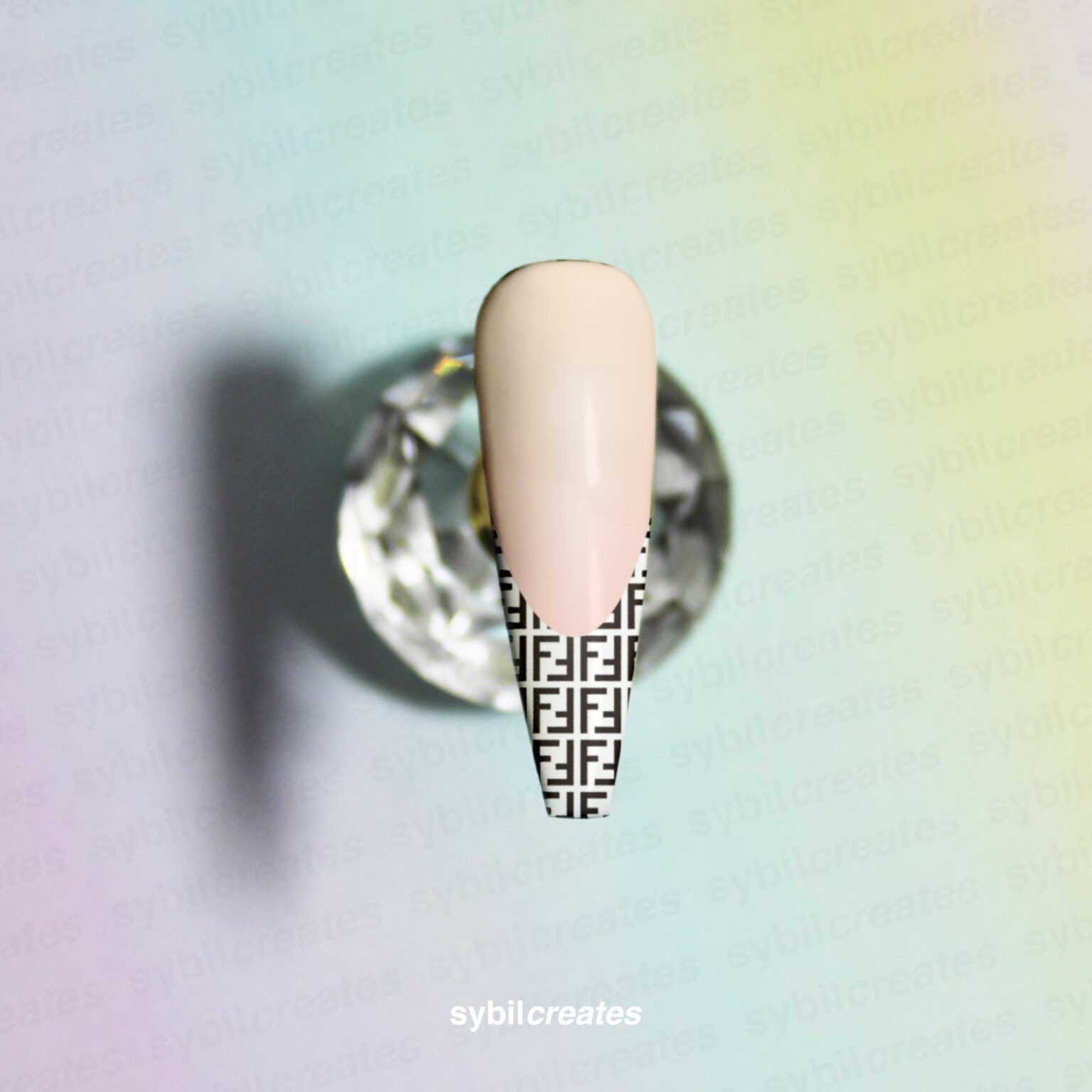 Fendi Waterslide Nail Decals – Clear Transparent A6 Sheet | SHOP ...