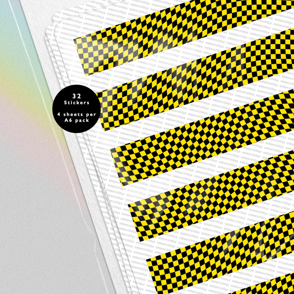 Pink and Purple Cow Print Washi Tape Stickers – 32 Stickers – 4 Sticker ...