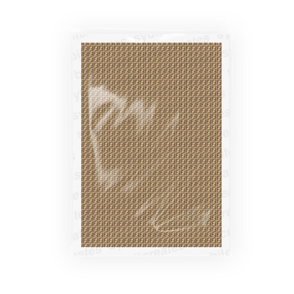 Red Dior Monogram Waterslide Nail Decals – Clear Transparent A6 Sheet ...